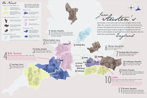 Jane Austen Map – Anna Clay Design